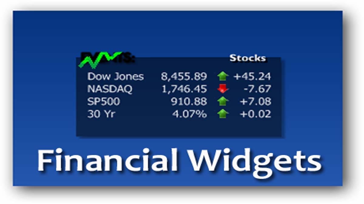 Widgets - StockManiacs