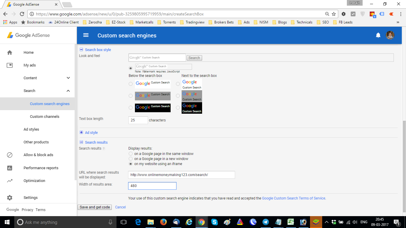 Boost Adsense with Google Custom Search Engine - StockManiacs