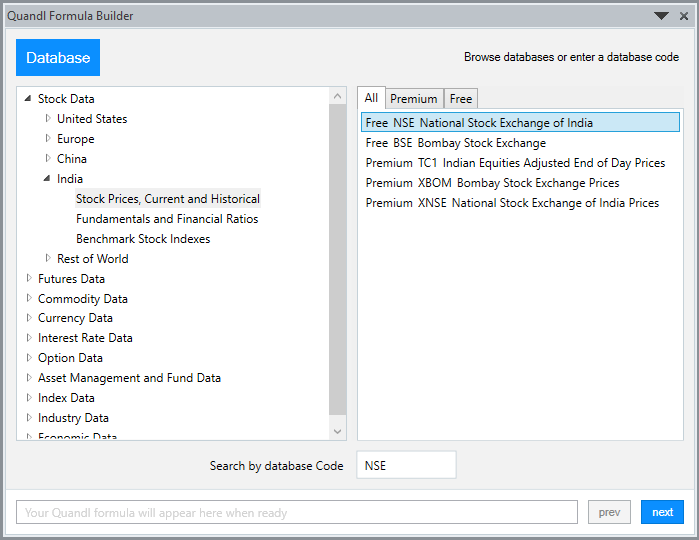 Create Excel Stock Research System Using Quandl Stock Data Stockmaniacs 