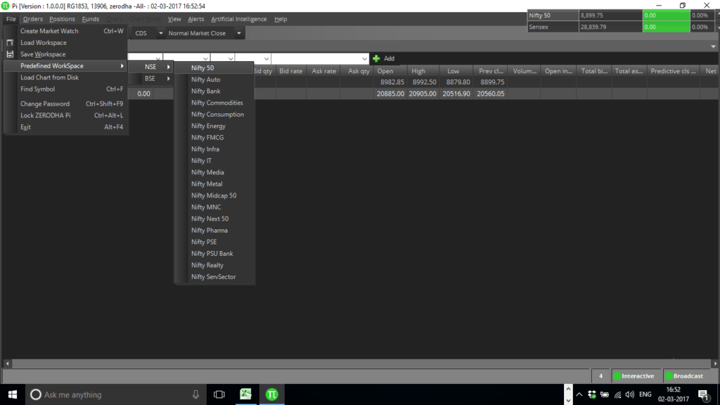 Zerodha Pi To Excel To Build An Excel Trading System Stockmaniacs