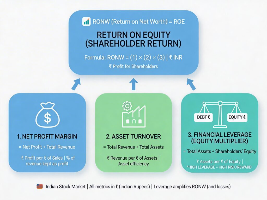 Return on Net Worth Ratio (RONW): Meaning, Formula