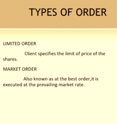 Different Types of Orders in Stock Market - StockManiacs