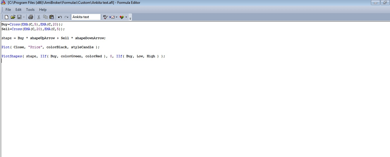 Amibroker AFL Code Writing - Download Coloured MACD - StockManiacs
