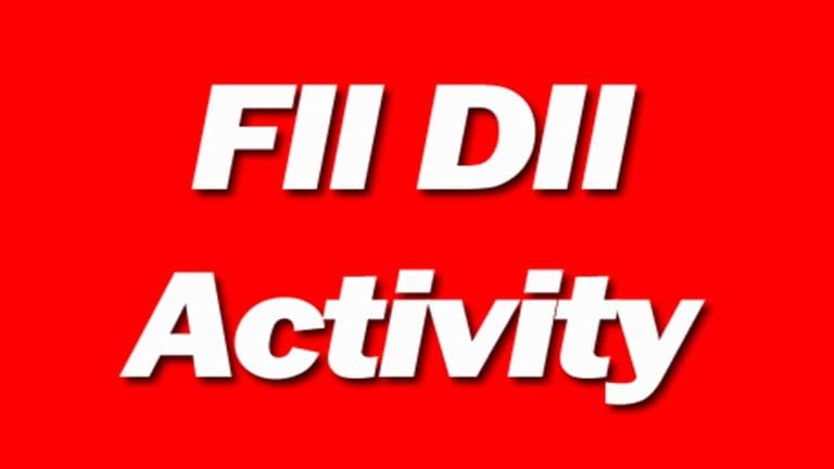 FII DII Activity Data - StockManiacs