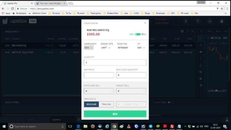 Upstox Pro Login, Demo with Review - StockManiacs