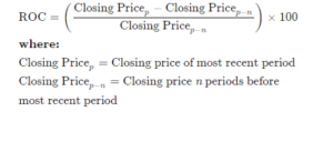 Price Rate of Change Indicator Formula & Strategy - StockManiacs