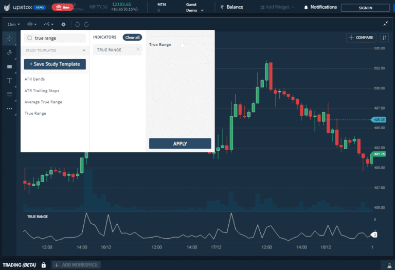 True Range Indicator Formula, Usage and Strategy - StockManiacs