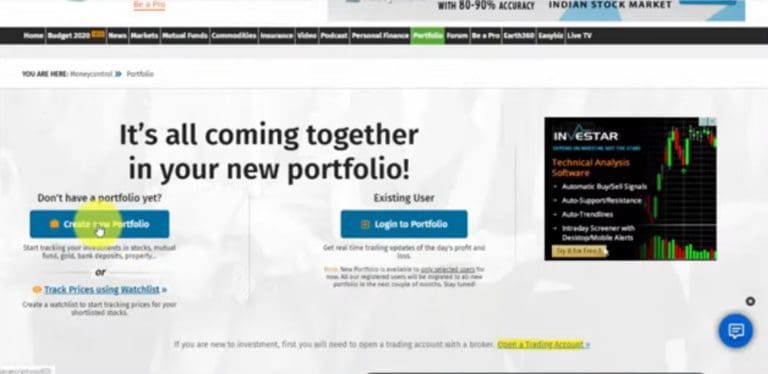 Moneycontrol Portfolio with Good Value Stocks - StockManiacs