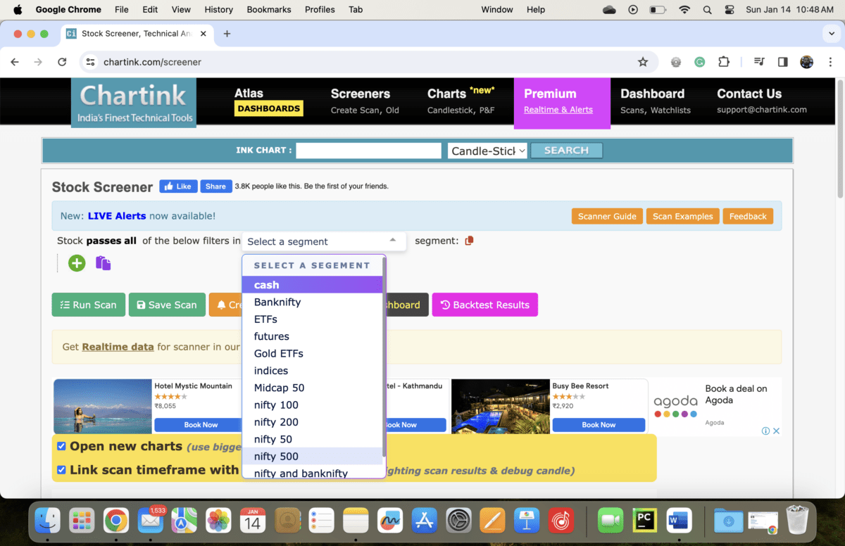 Chartink Screener Tutorial for Indian Stock Market Newcomers - StockManiacs