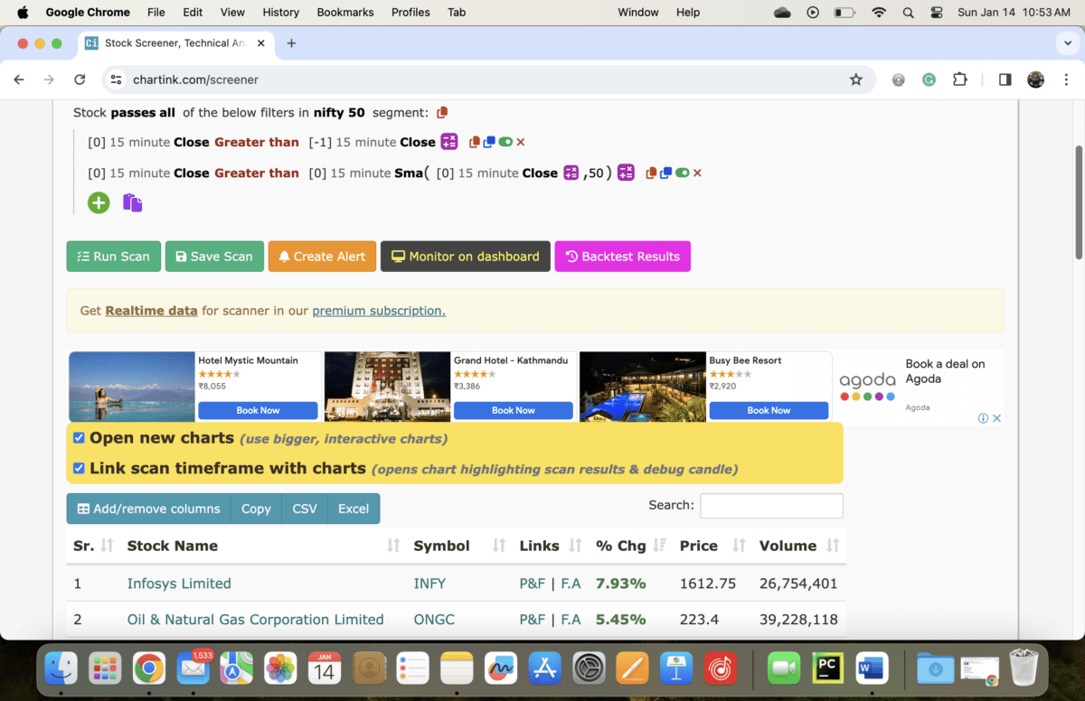 Chartink Screener Tutorial for Indian Stock Market Newcomers - StockManiacs