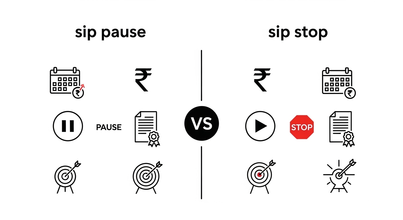 SIP Pause vs Stop: What Happens to Your Money?